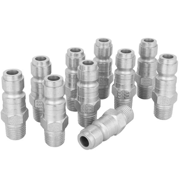Milton 1809 1/4" MNPT P Style Plug - Box of 10 – Milton® Industrial