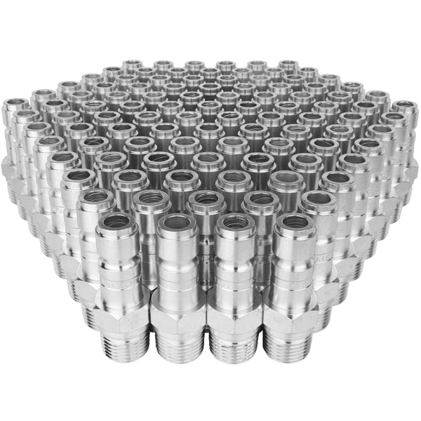 Milton 1817BK 1/2" MNPT G Style Plug - Box of 100 – Milton® Industrial